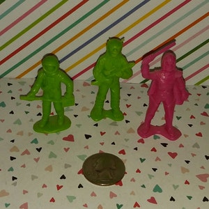 Vintage Lot of Tim Mee Space Figures - Etsy
