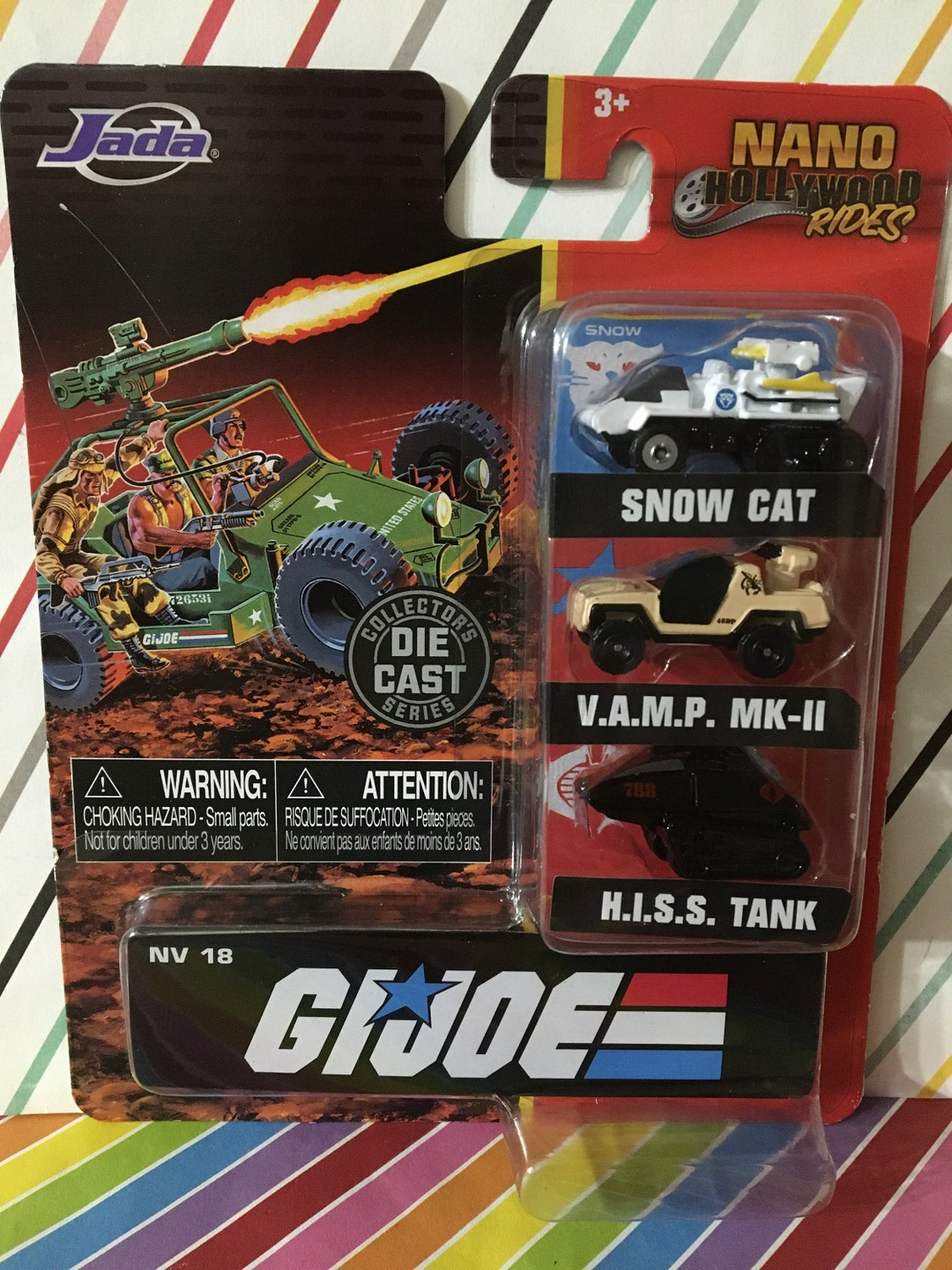 Jada Nano Mini GI Joe Set of 3 Die Cast Vehicles - Etsy