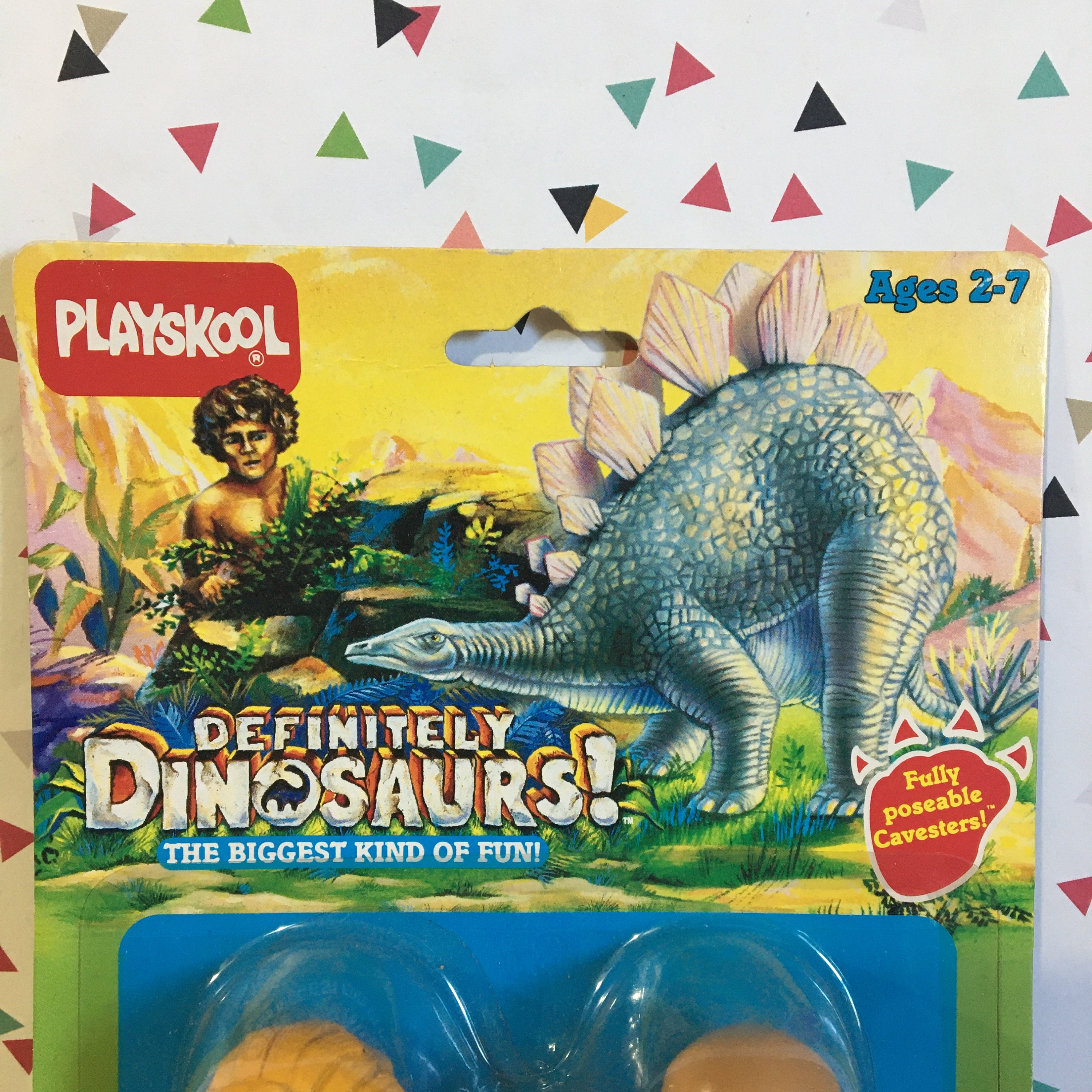 Vintage 1980s Playskool Definitely Dinosaur Carded Cavemen | Etsy