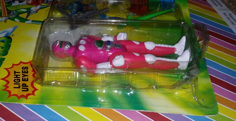 Vintage 1990s Bootleg Super Robotic Pink Power Rangers Figure | Etsy