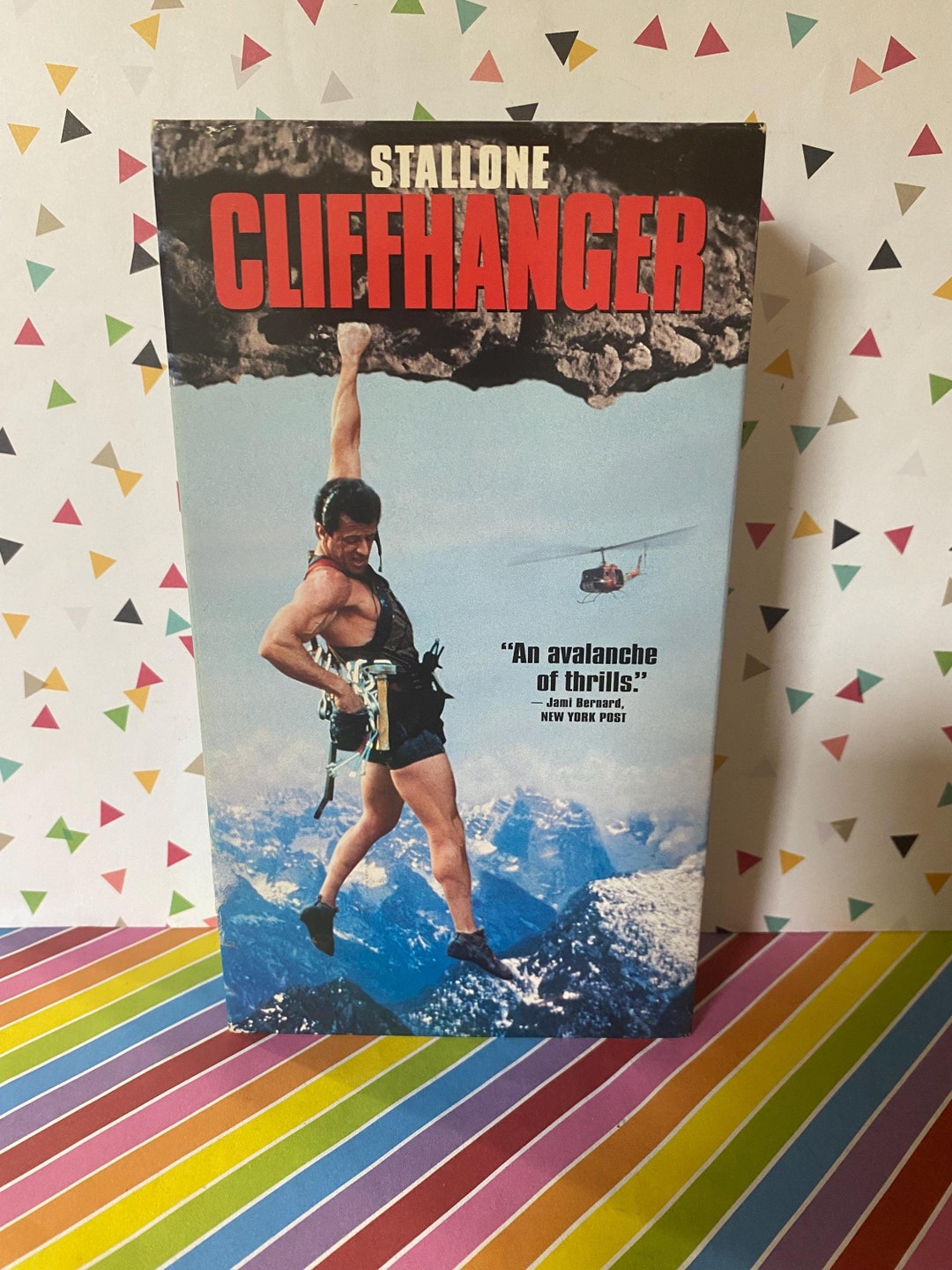 Vintage 1993 Sylvester Stallone VHS Cliffhanger Movie Tape - Etsy
