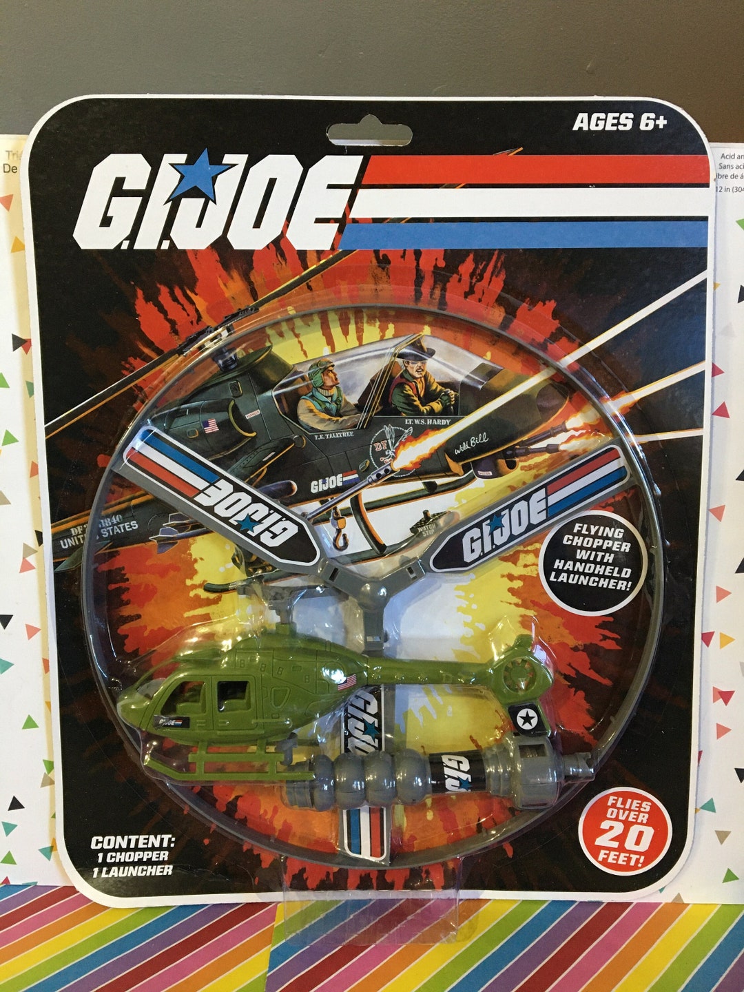 GI Joe Flying Chopper With Handheld Launcher Cobra Authentic ARAH MOC ...