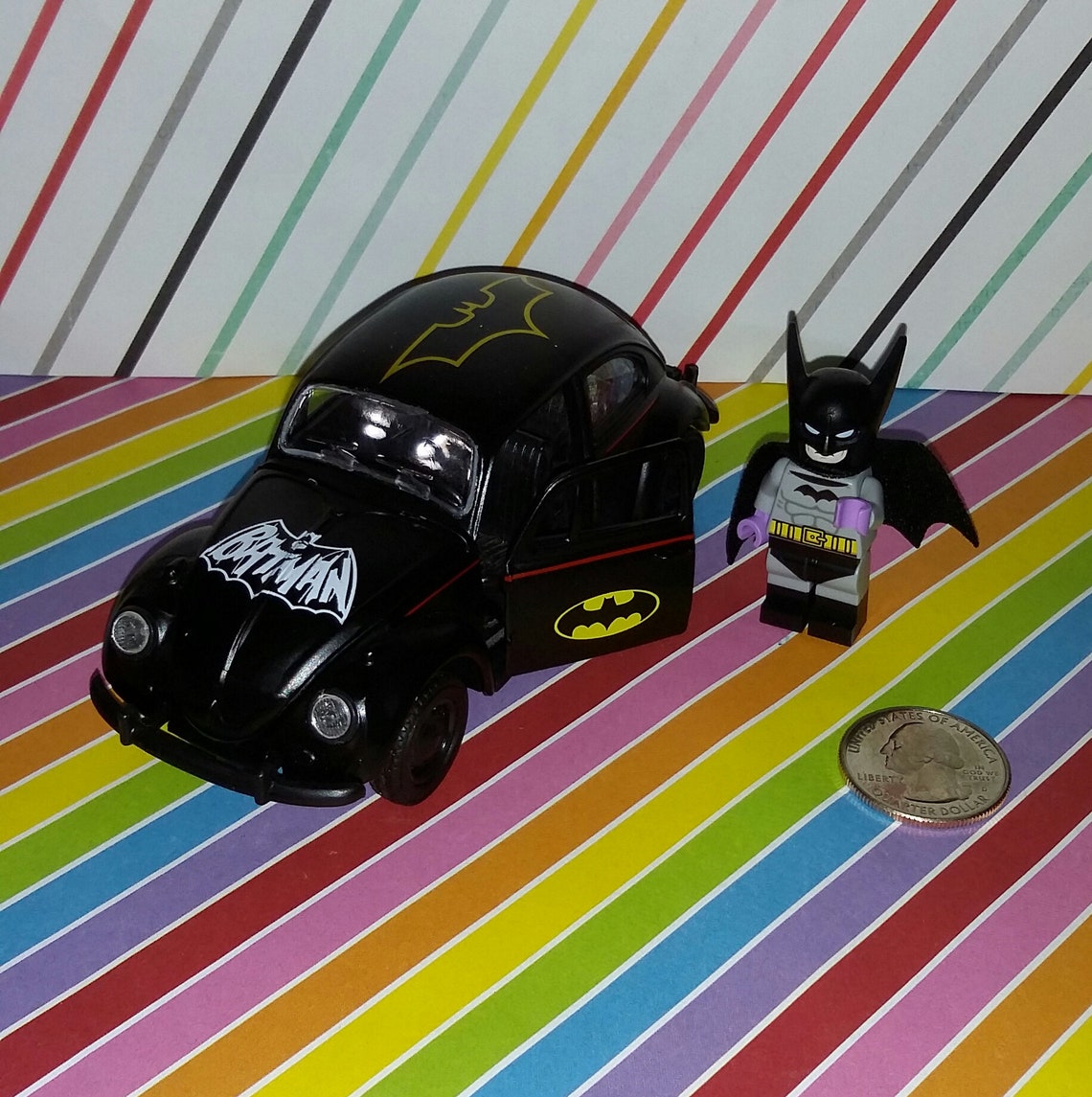 Die Cast Batman Bootleg Batmobile 1:32 VW Volkswagen Beetle - Etsy