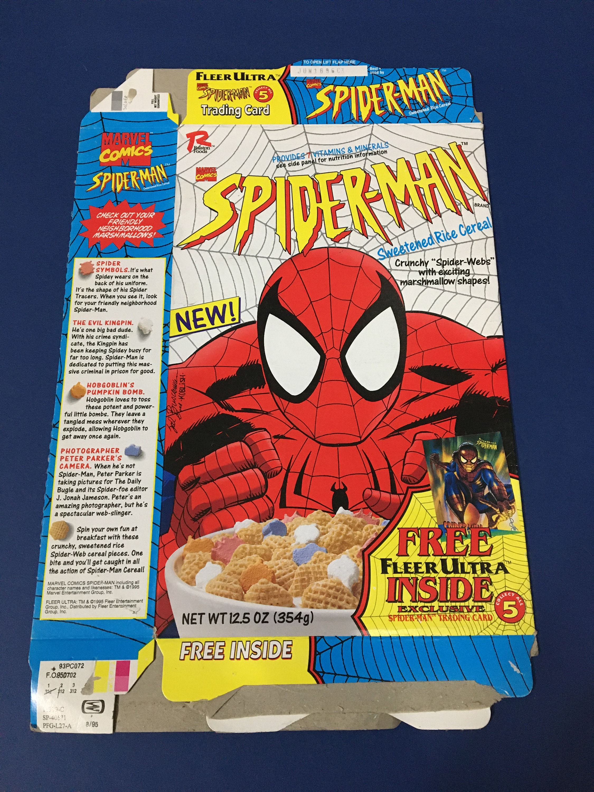 Vintage 1990s Ralston Spiderman Cereal Box | Etsy
