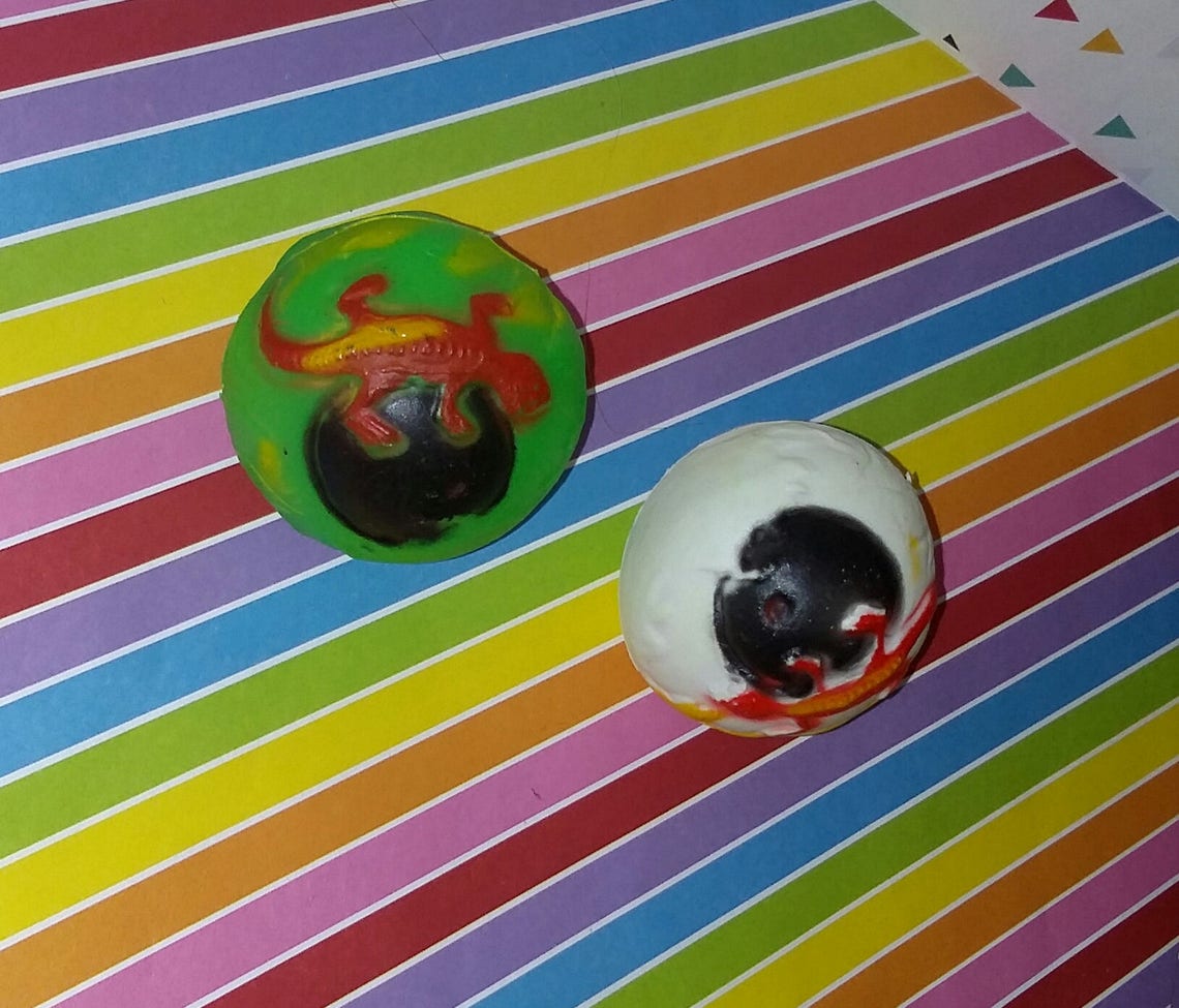 Vintage 1980s Bootleg Madballs Vending Machine Toy Eyeball | Etsy