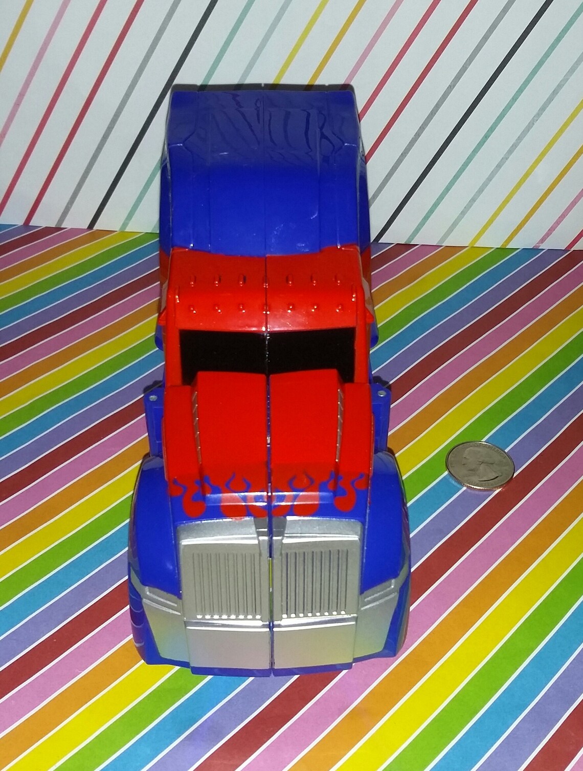 Battery Operated Bootleg Transformers Optimus Prime W/ Lights | Etsy