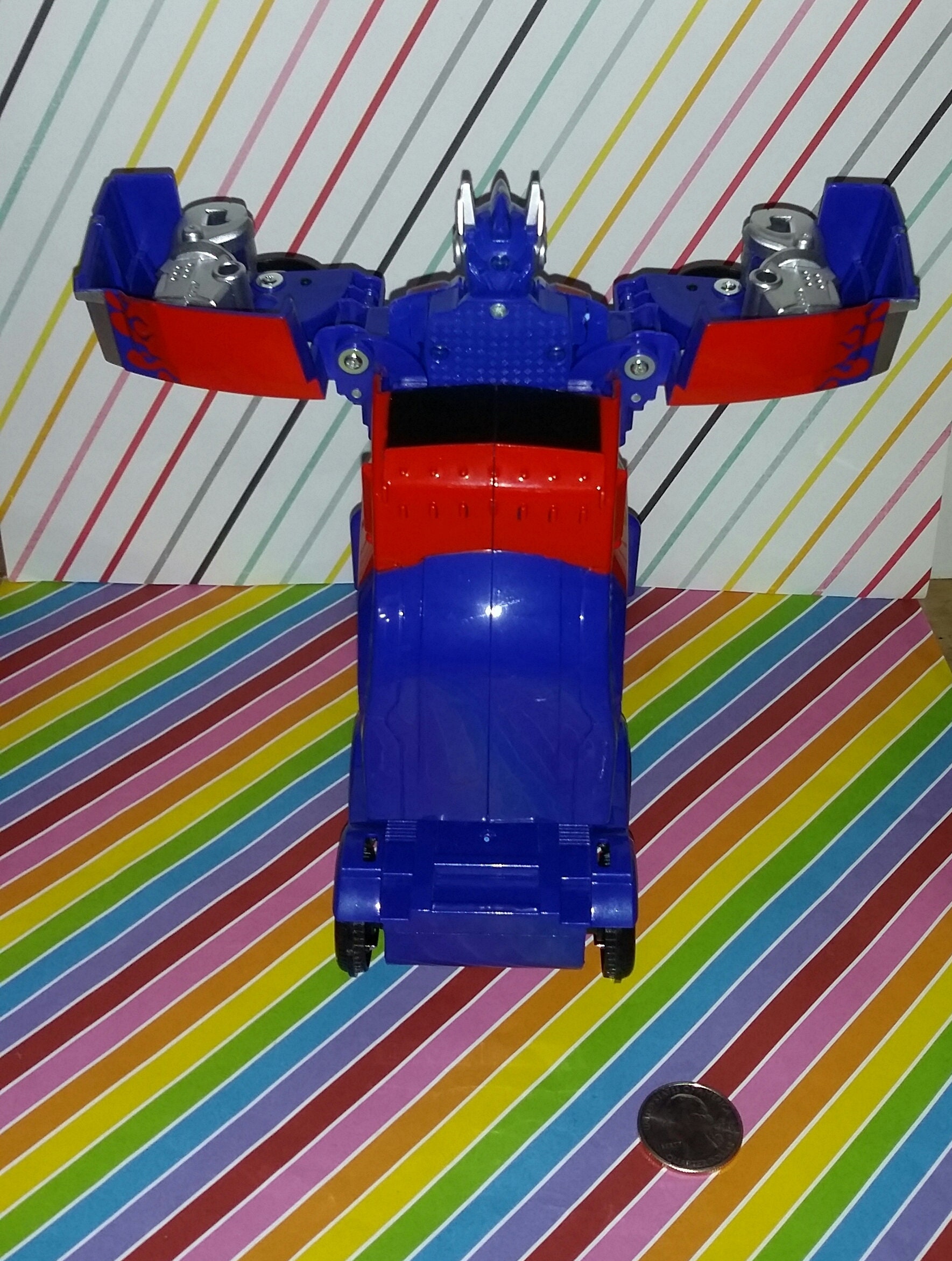 Battery Operated Bootleg Transformers Optimus Prime W/ Lights | Etsy
