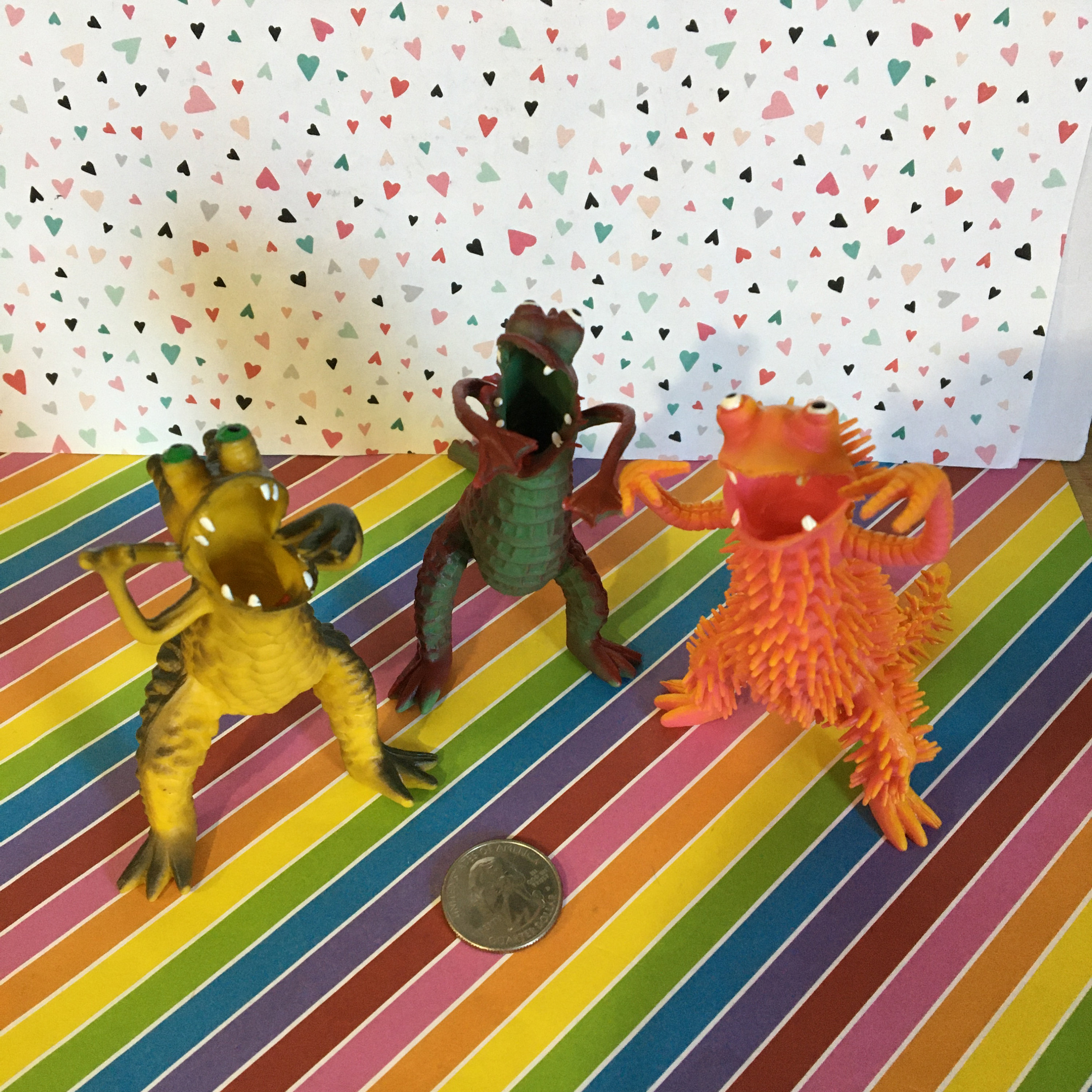 Set of 6 Rubber Monster Ugly Wugglies Figures - Etsy