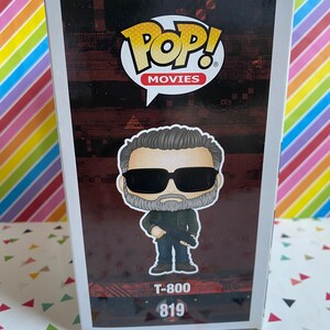 Funko Pop Terminator Dark Fate T-800 Schwarzenegger Figure Boxed 819 - Etsy