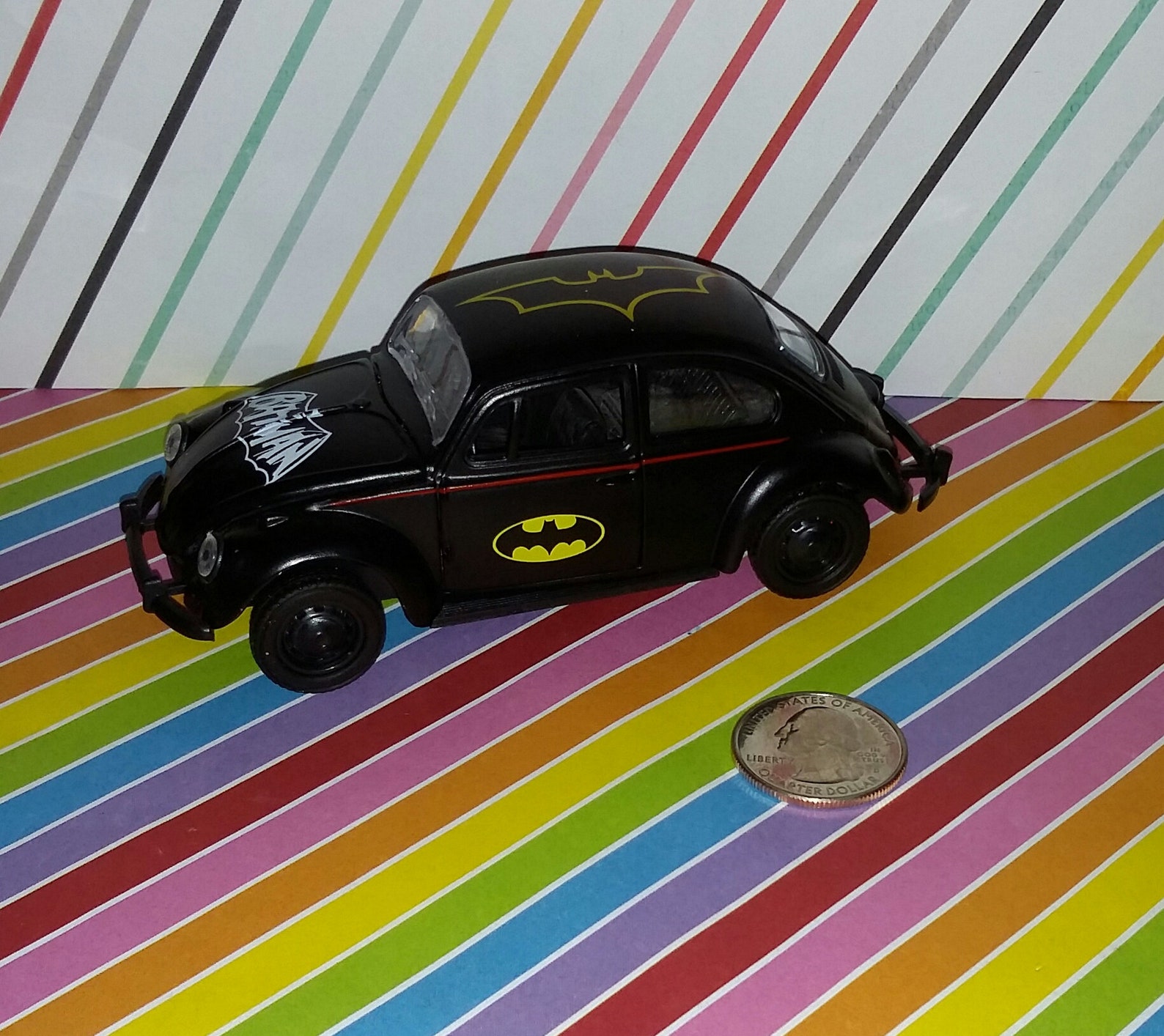 Die Cast Batman Bootleg Batmobile 1:32 VW Volkswagen Beetle - Etsy