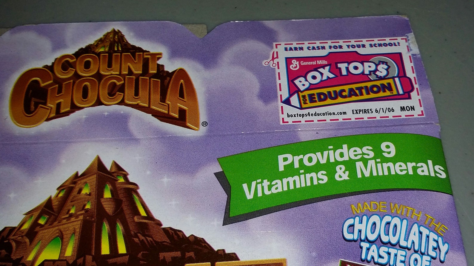 Vintage General Mills Count Chocula Monster Cereal Box - Funko Bobble ...