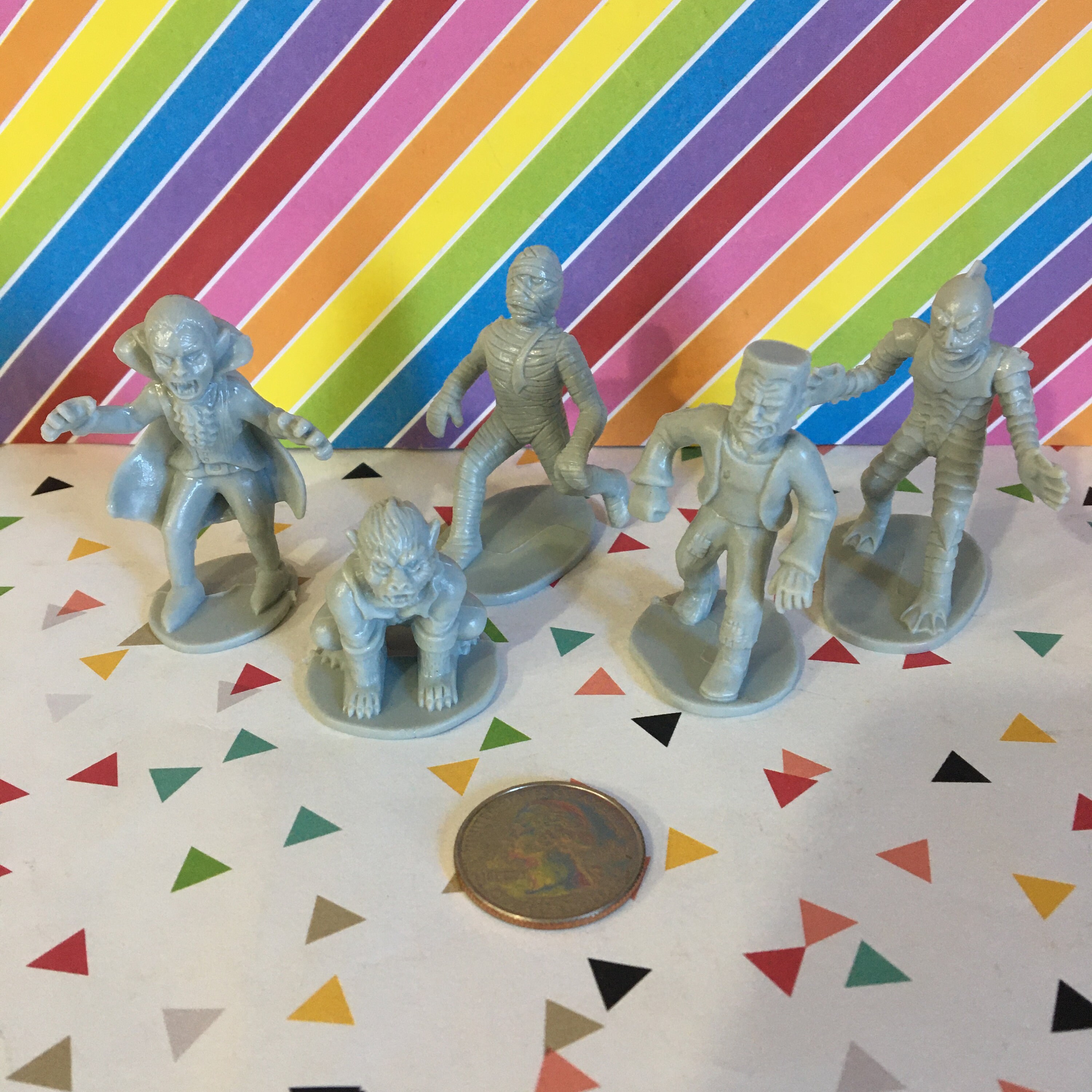 Set of 10 Universal Monsters Plastic Mini Figures Godzilla | Etsy