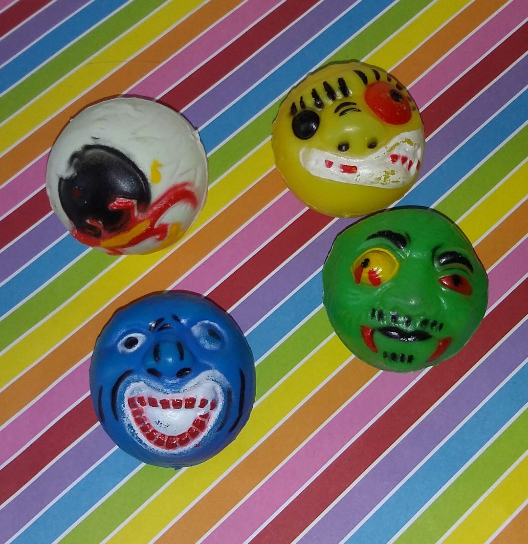 Vintage Lot of 4 1980s Vending Machine Bootleg Madballs Toys - Etsy