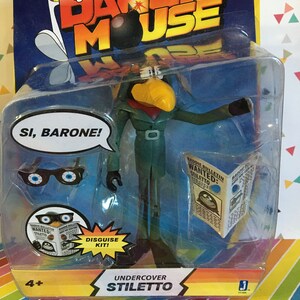 Carded Danger Mouse Figures Undercover Siletto - Etsy