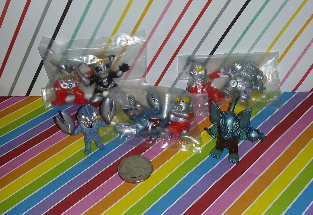 Lot of 8 Ultraman Mini Figures - Etsy