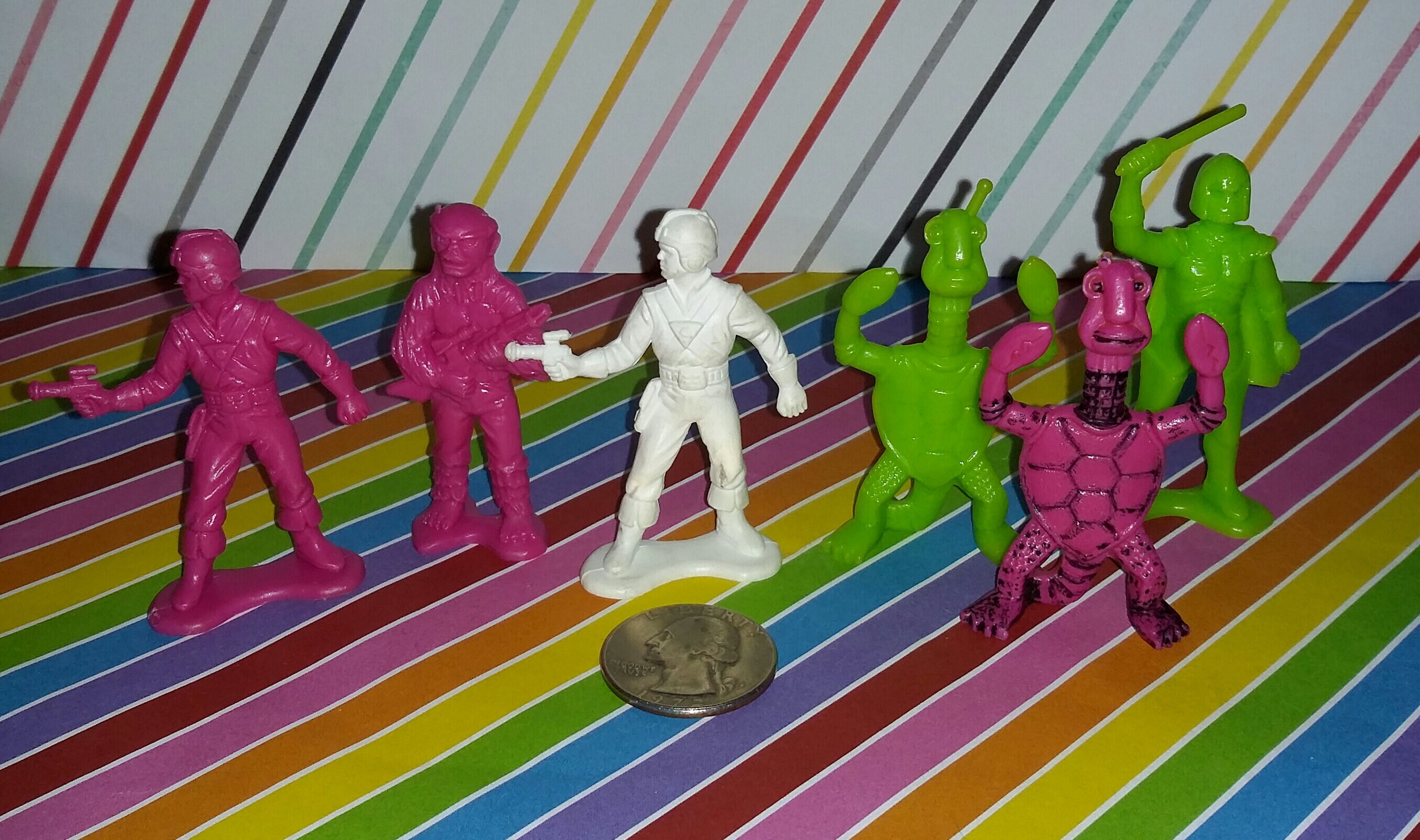 Vintage Lot of Tim Mee Plastic Space Figures Damaged | Etsy