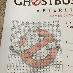 Ghostbusters Afterlife Movie Theater Promotional Mini Movie Poster - Etsy