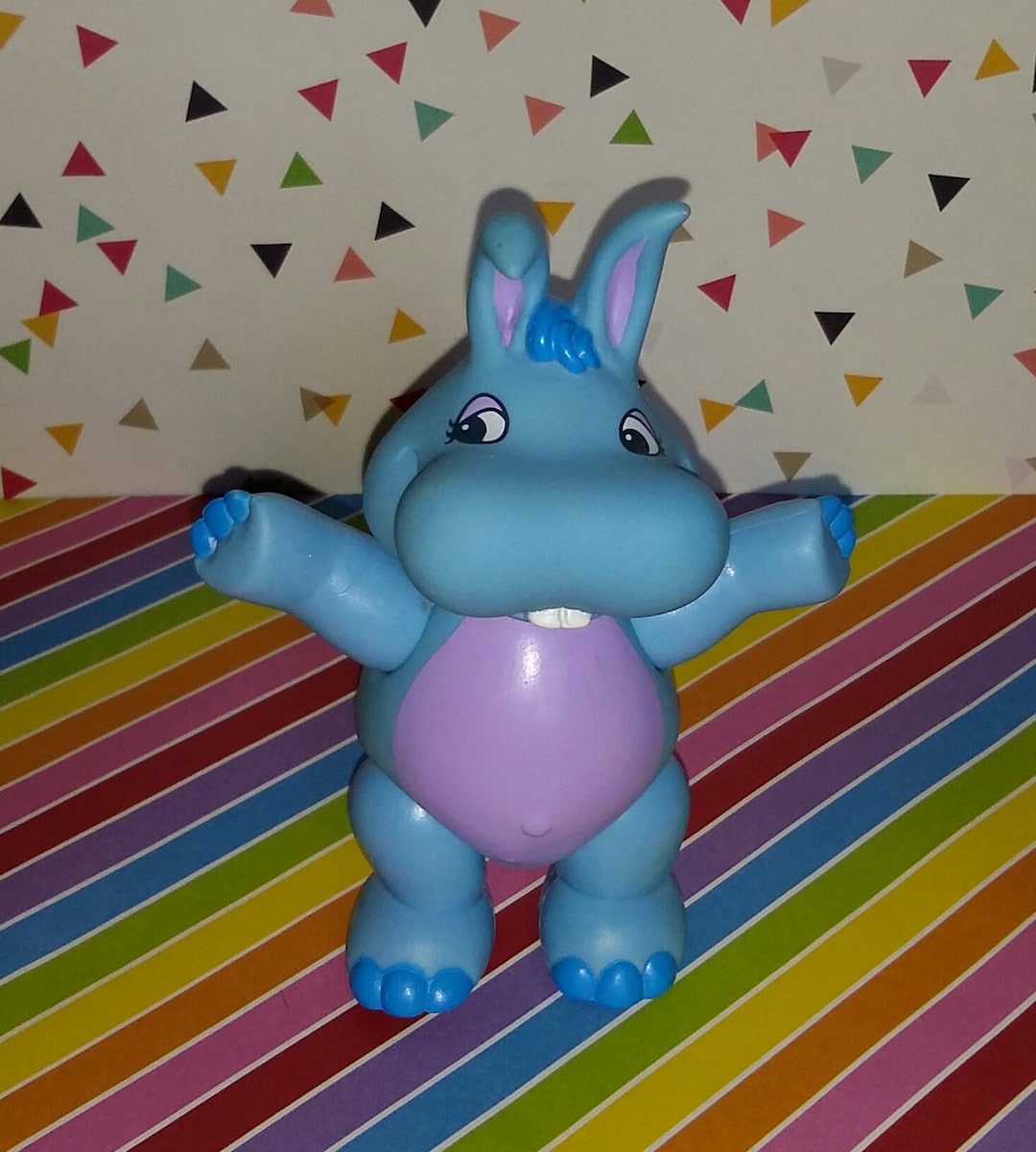 Vintage 1980s Hasbro Disney's Wuzzles Hoppopotamus PVC Figure - Etsy