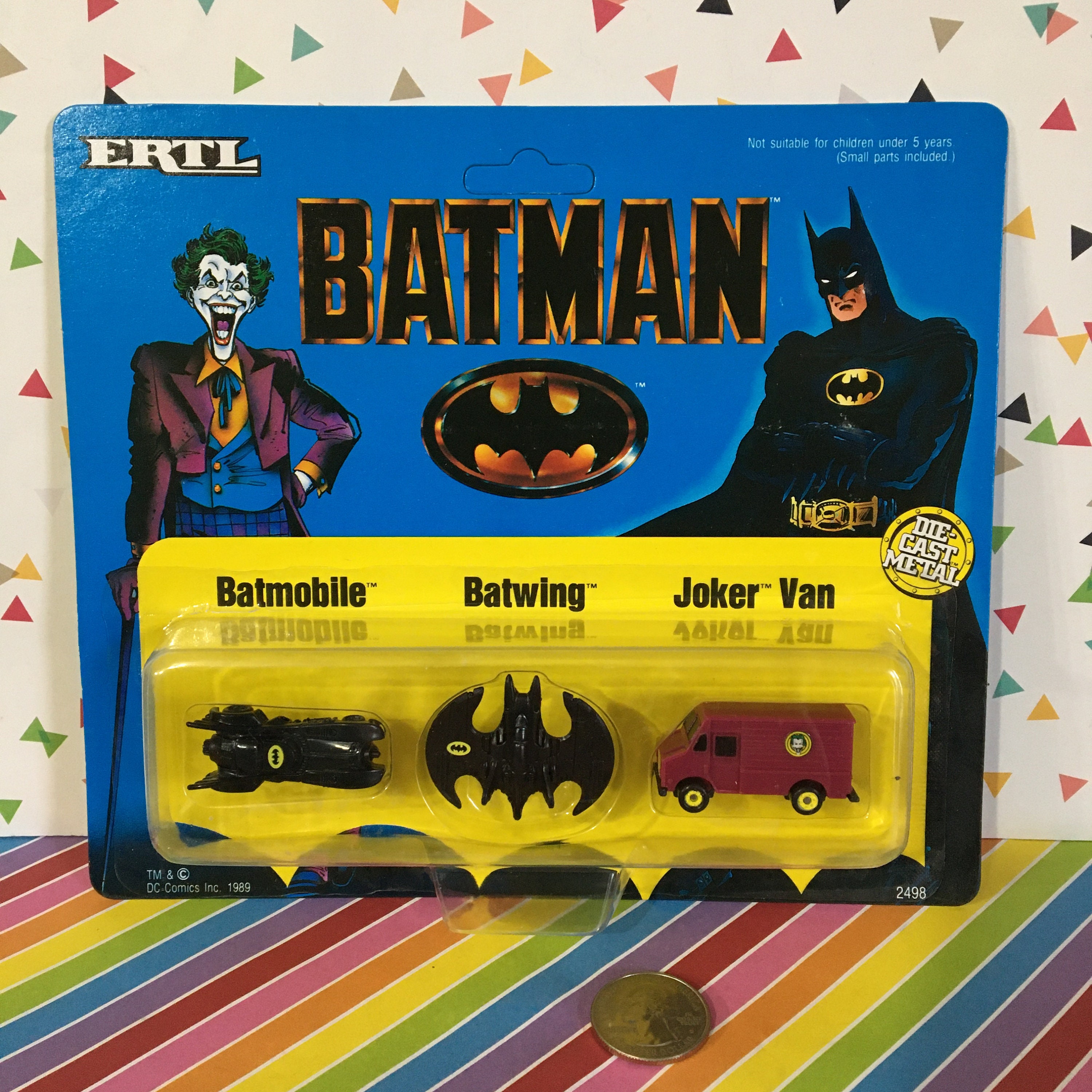Toys & Games Toys Vintage 1989 Tim Burton's Batman Micro Machine Carded ...