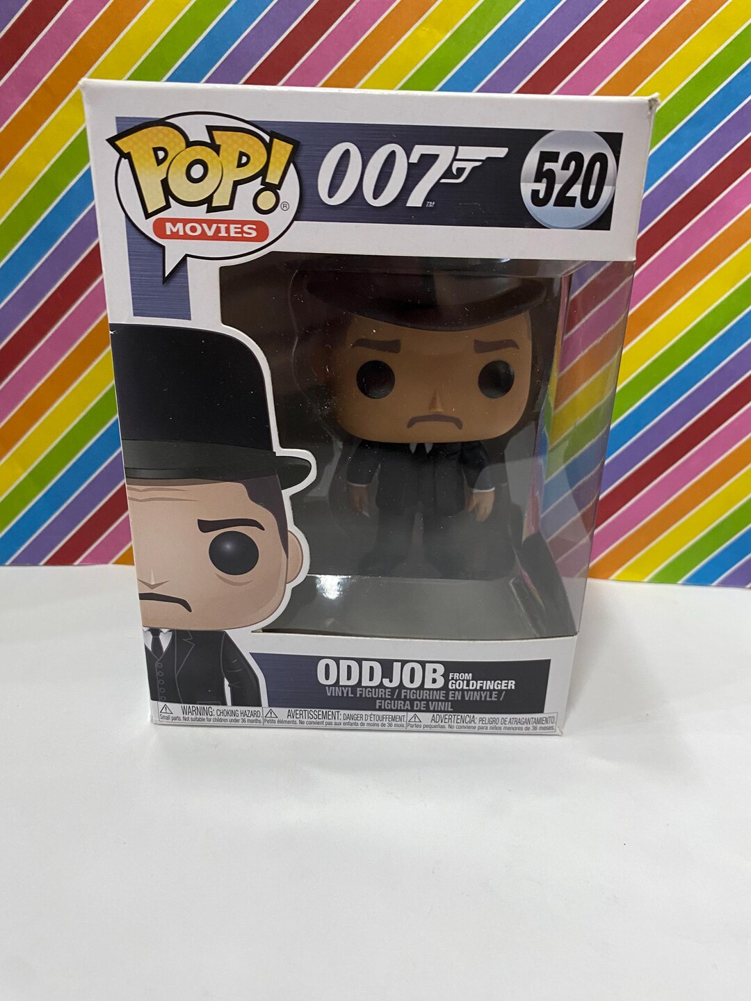 Funko Pop James Bond Goldfinger Odd Job Boxed Figure 520 - Etsy