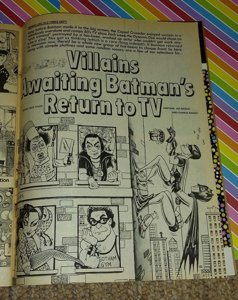 Vintage 1990 Mad Magazine Gremlins II Cover. 298 /w Mailer | Etsy