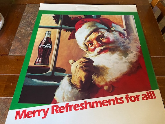 Vintage Santa Cola 1938 Coca Cola Christmas Santa Claus Vintage Ad