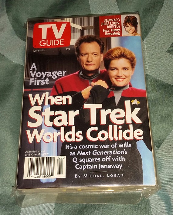 Art & Collectibles Vintage Lot of 2 Star Trek Voyager TV Guide Covers ...