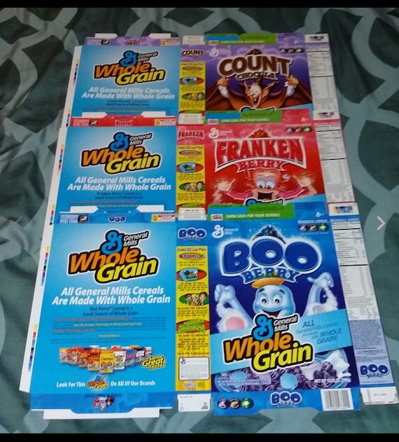 Vintage Set of 3 General Mills Monster Cereal Boxes Unused | Etsy