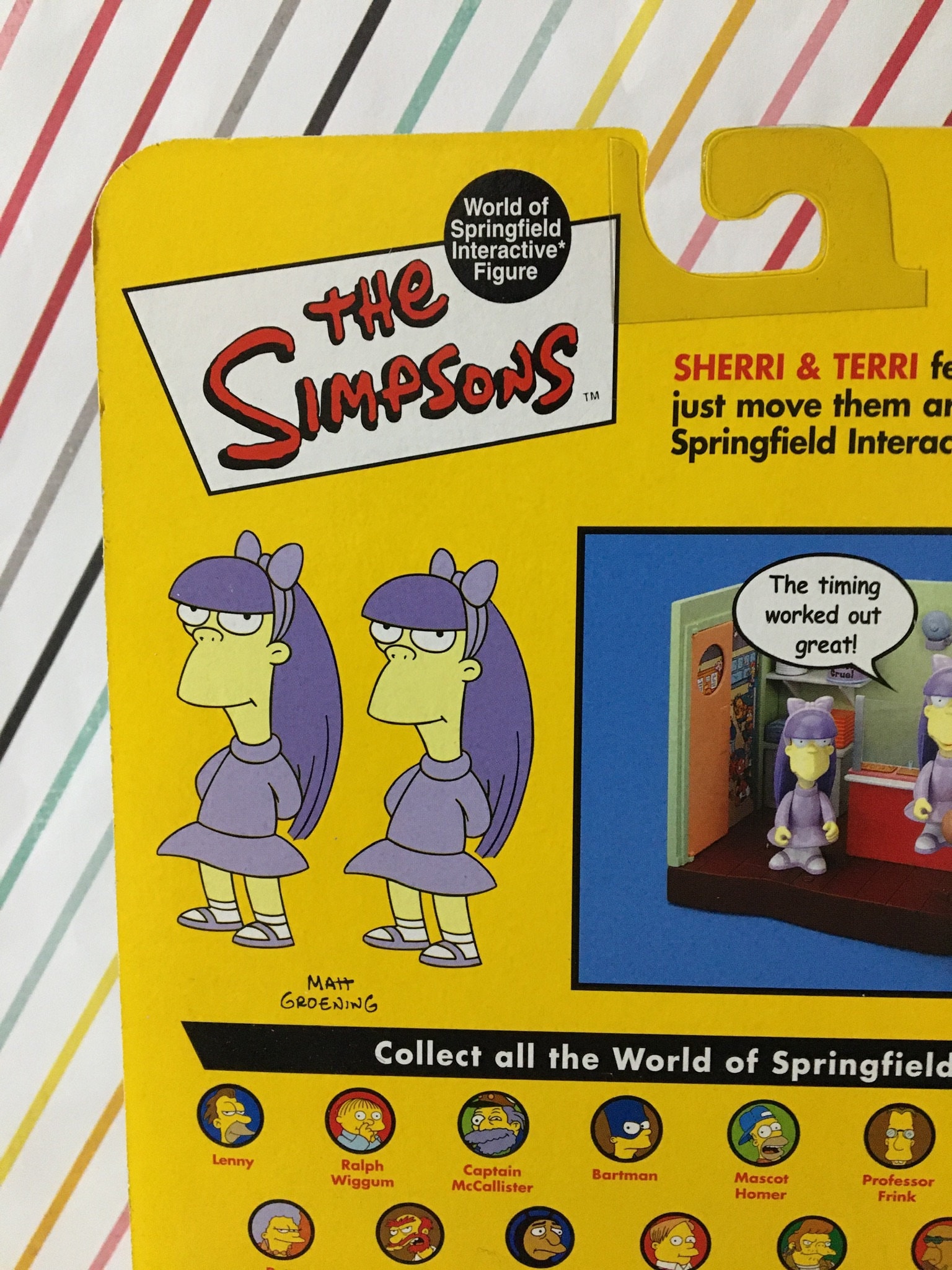 Simpsons Playmates World of Springfield Carded Sherri and - Etsy