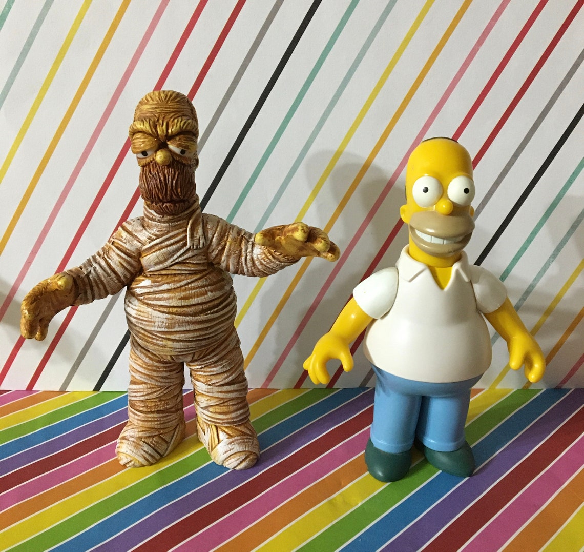 Hand Cast Universal Monster the Simpsons Homer Mummy Figures - Etsy