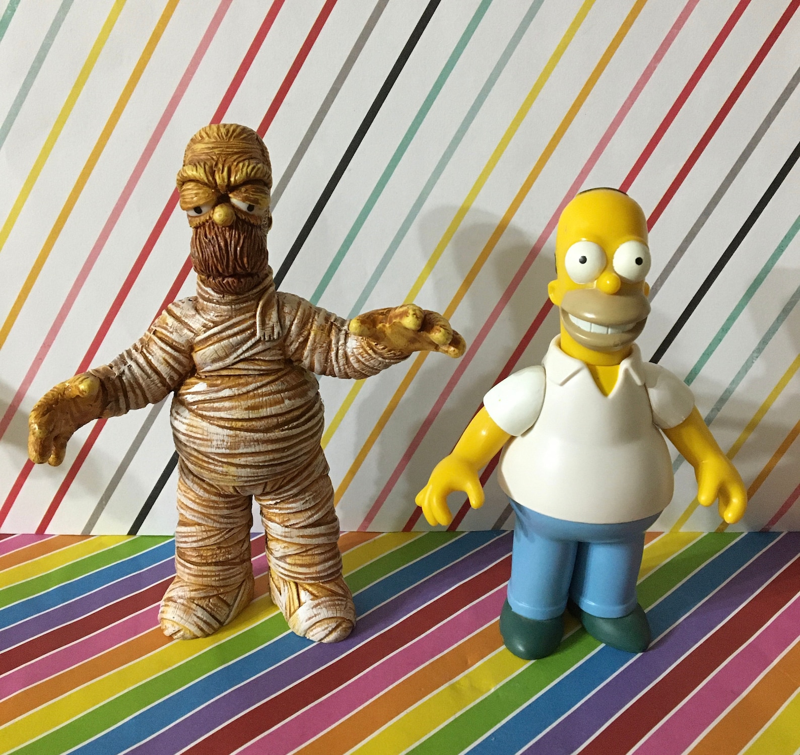 Hand Cast Universal Monster the Simpsons Homer Mummy Figures - Etsy