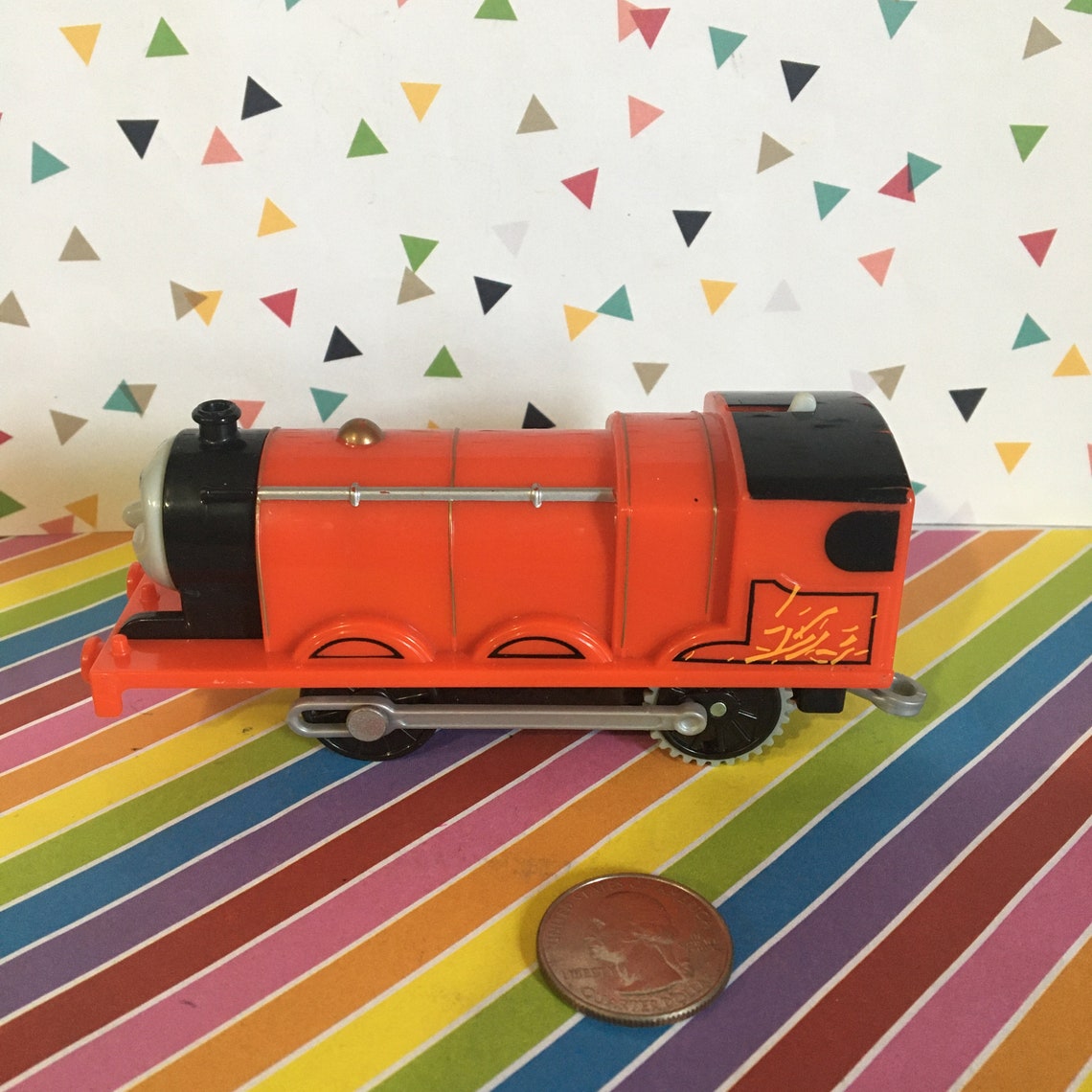 Mattel Thomas the Tank Engine JAMES Motorized Toy Works - Etsy