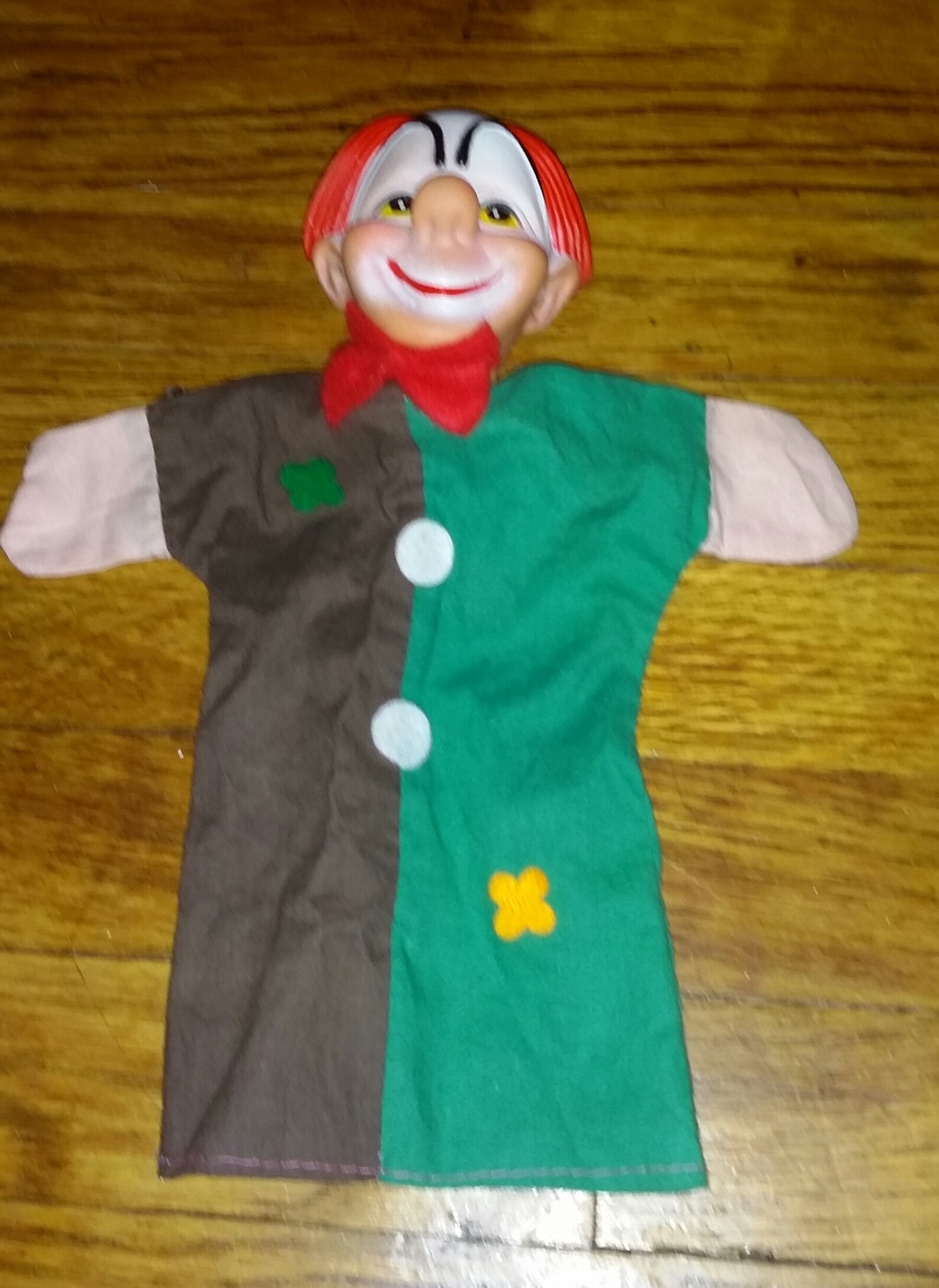 Vintage Lot of 3 Hand Puppets Wizard Clown and Alligator | Etsy