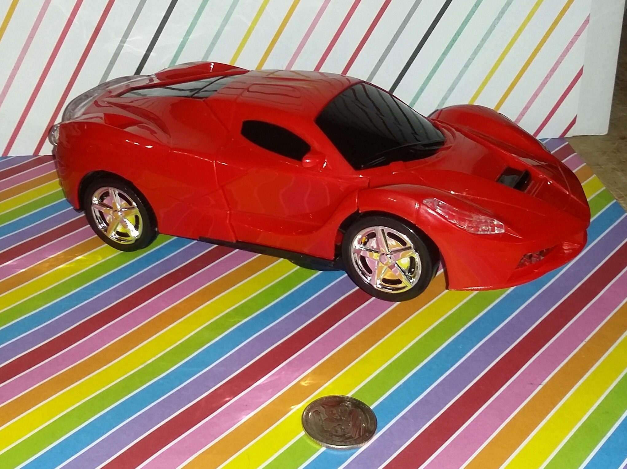 Battery Operated Bootleg Transformers Car W/ Sound | Etsy