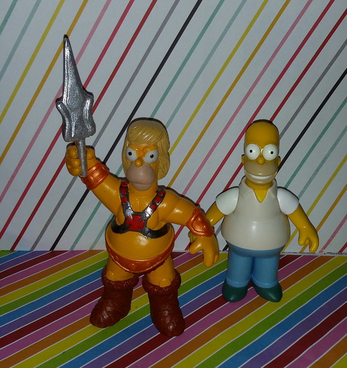 Hand Cast and Painted the Simpsons Homer as He Man Resin - Etsy