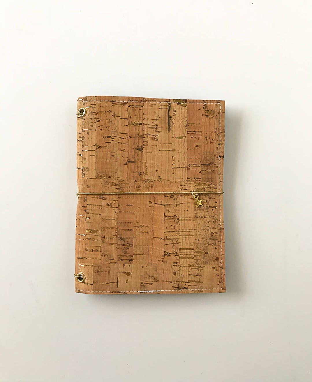 Cork POCKET Bullet Journal Cover Fabric Fauxdori Fabric Dori - Etsy