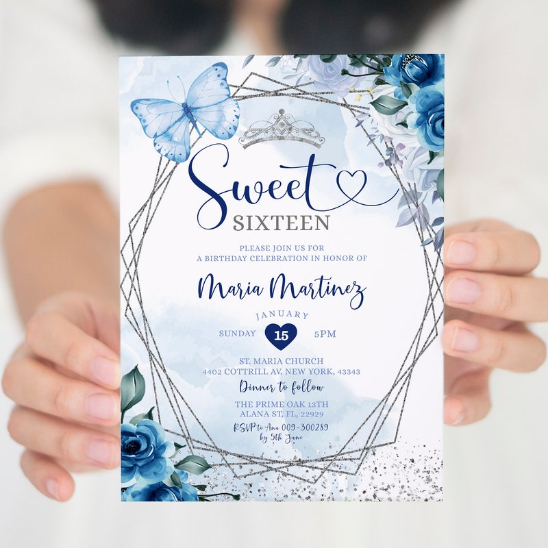 Navy Blue Butterfly - Etsy