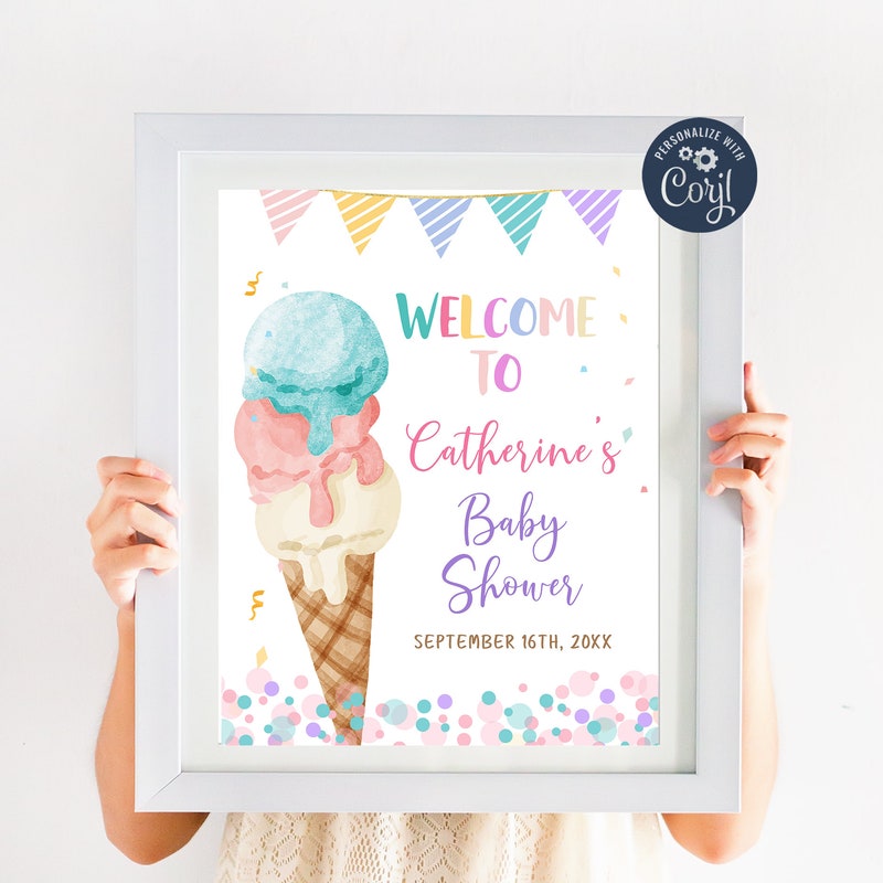 Ice Cream Baby Shower - Etsy