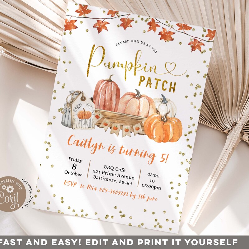 Pumpkin Patch Party - Etsy