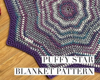 Crochet Puff Star - Etsy