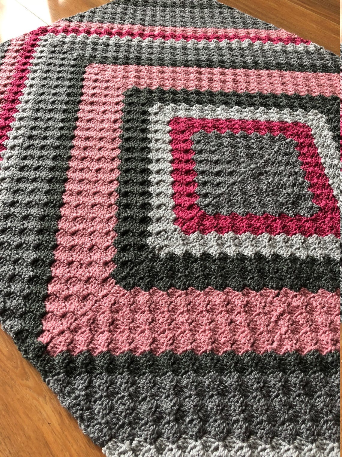 Crochet Diamond Blanket Pattern New Corner to Corner (c2c) Method Step ...