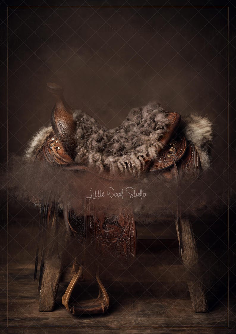 Saddle Newborn Digital Background, Horse Backdrop Digital - Etsy