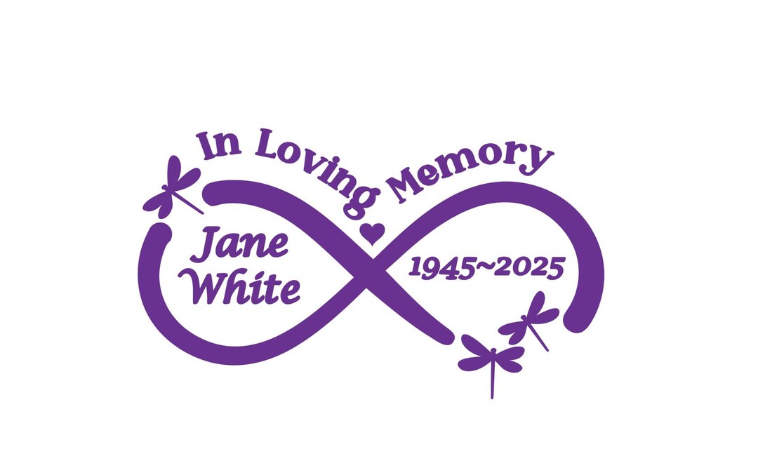 Custom Memorial Decal, in Loving Memory, Memorial Decal, Personalized ...