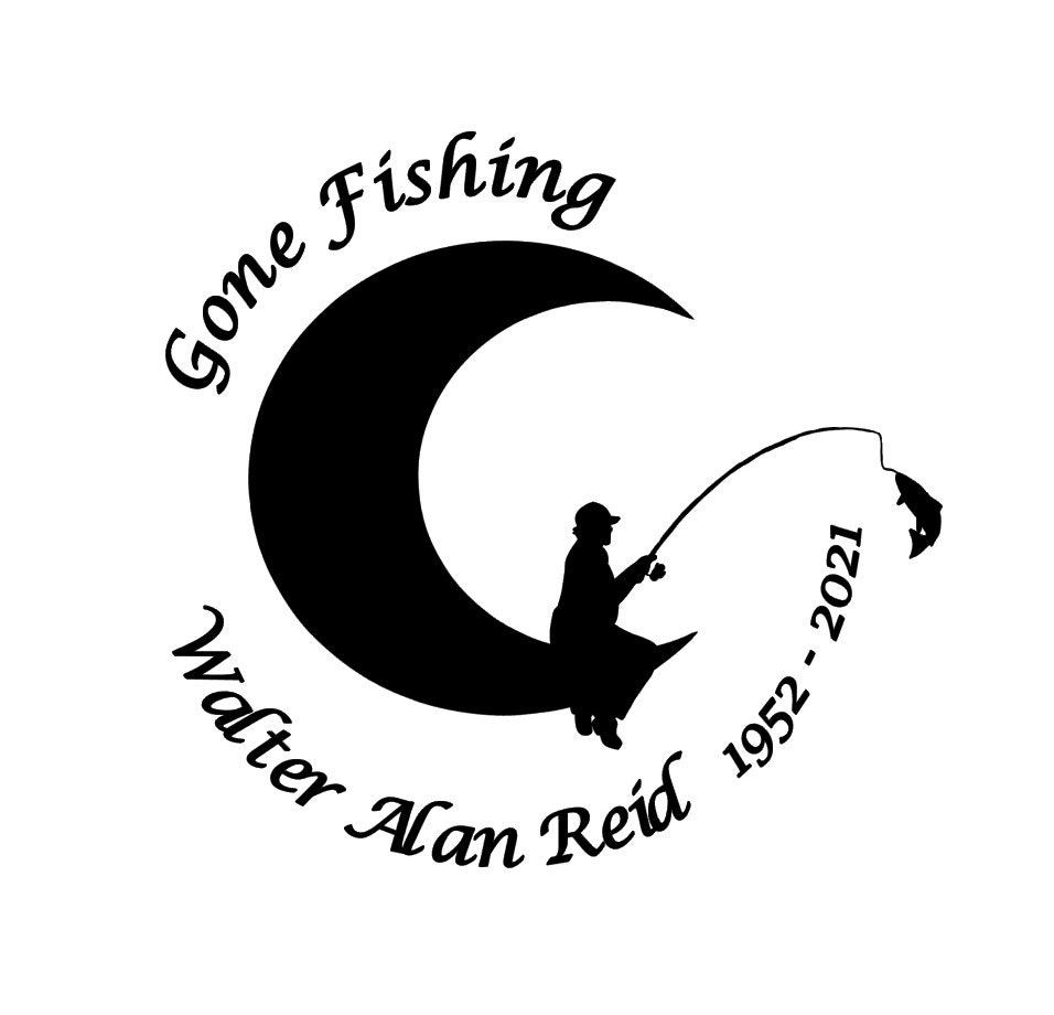 Fishing Memorial Decal Gone Fishing Vinyl Decal Fisherman | Etsy
