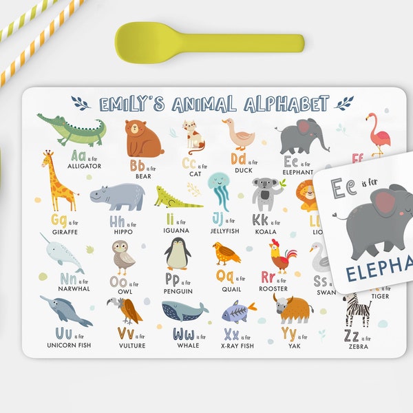 Animal Alphabet - Etsy