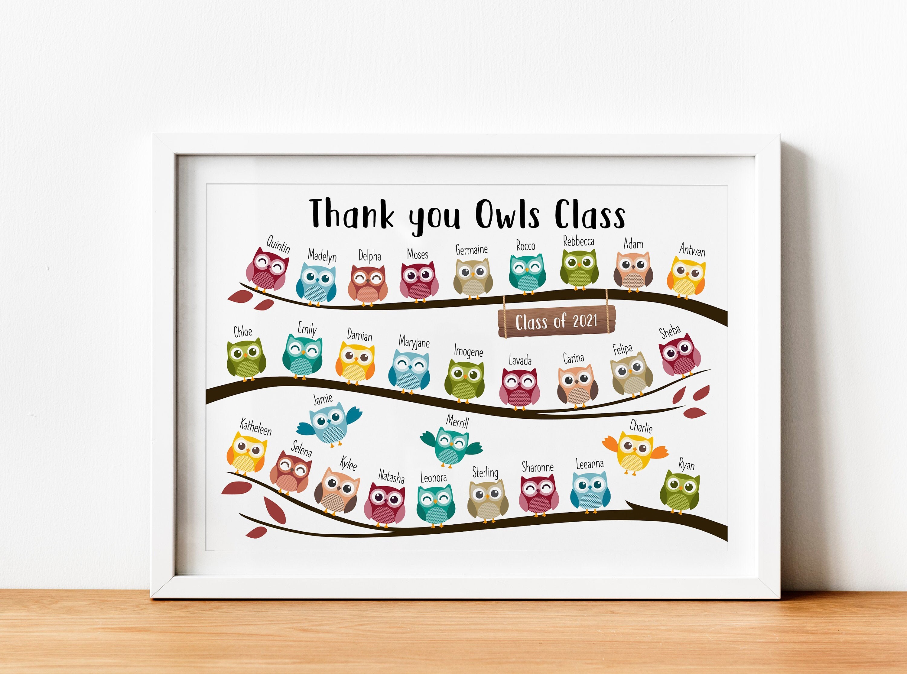 Personalised Thank You Teacher Gift Personalized School | Etsy