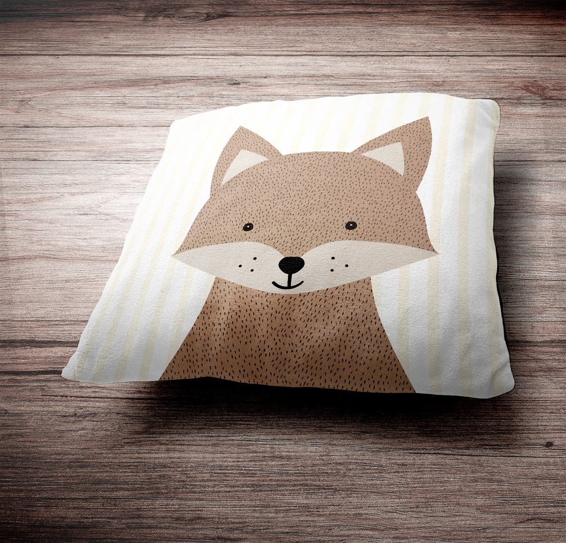 Woodland Animals Padded Cushions Forest Animals Double Sided | Etsy