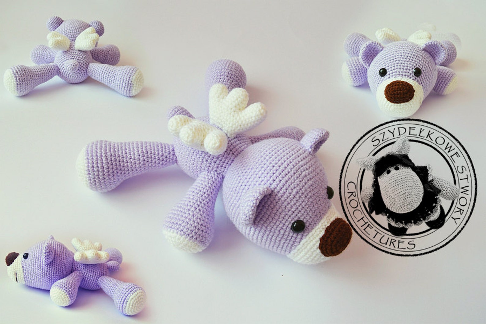 Lying Bear Crochet Pattern - Etsy