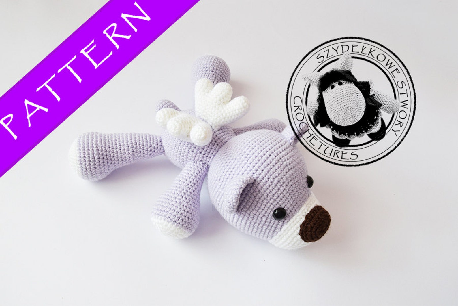 Lying Bear Crochet Pattern - Etsy