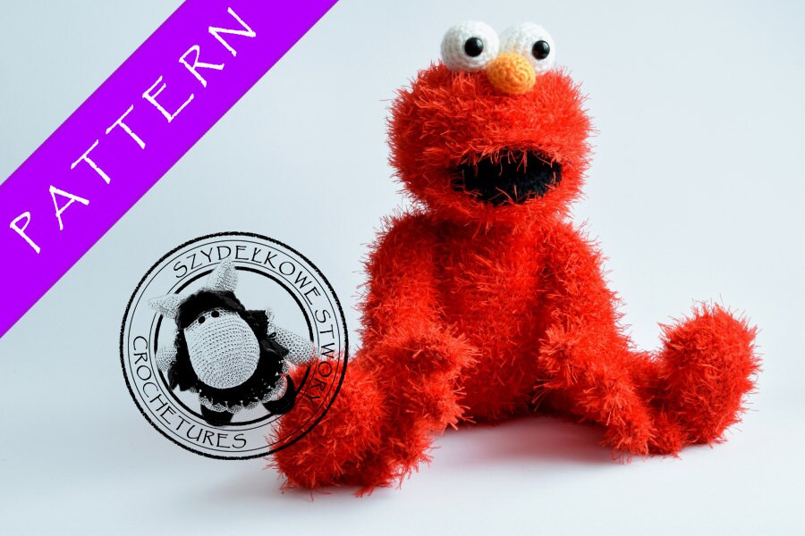 Elmo crochet pattern | Etsy